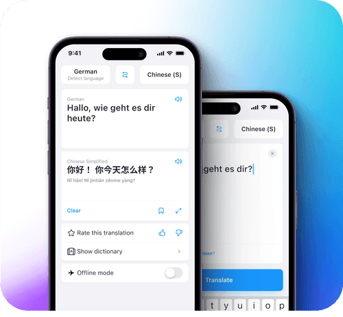 Text Translation App Features - iTranslate